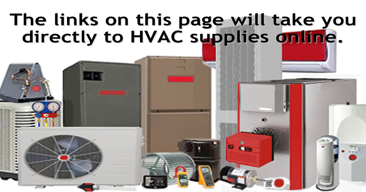 Heating and Air Conditioning Installation & Service Supplies